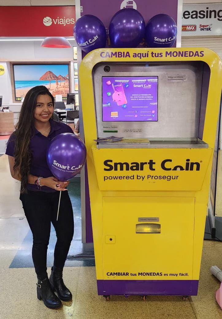 App permite transformar monedas en billetes de forma automática