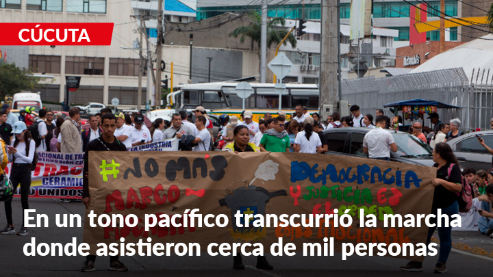 En Cúcuta también atendieron llamado de Petro a movilizarse